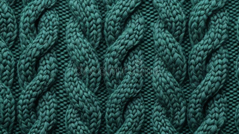 Vibrant Green Knitted Fabric Close-Up, Detail, Uniform Pattern High ...
