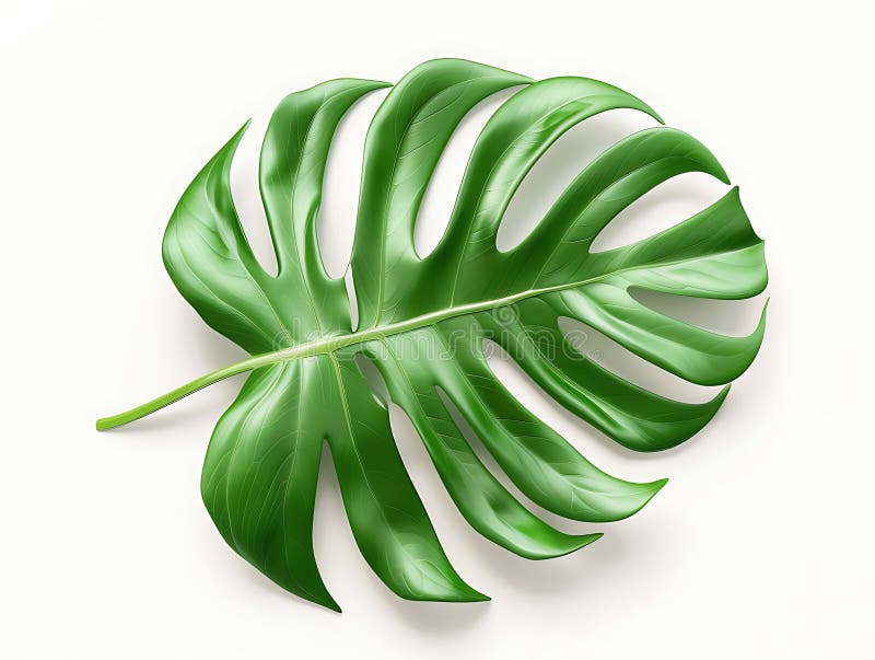 Vibrant Green Leaf in High Resolution Stock Illustration - Illustration ...