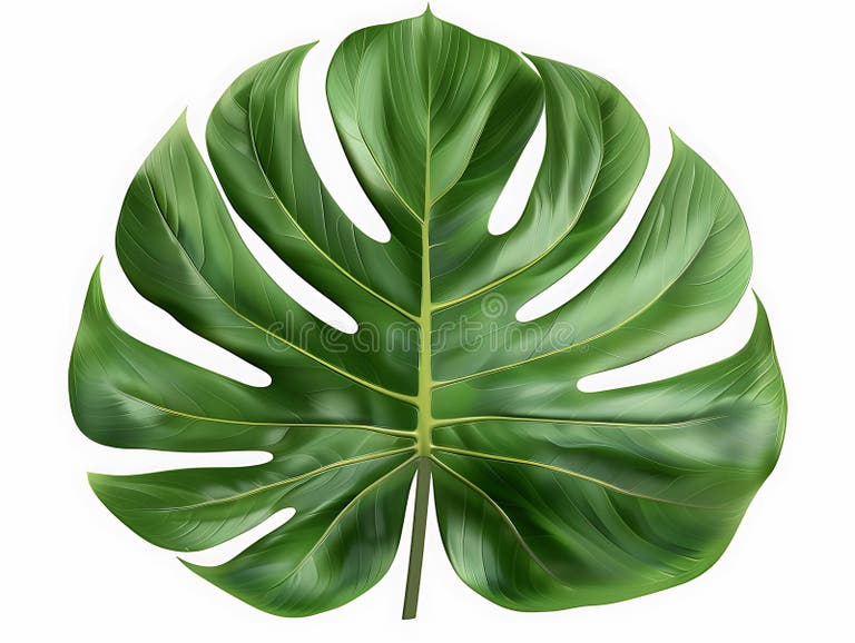 Vibrant Green Leaf in High Resolution Stock Illustration - Illustration ...