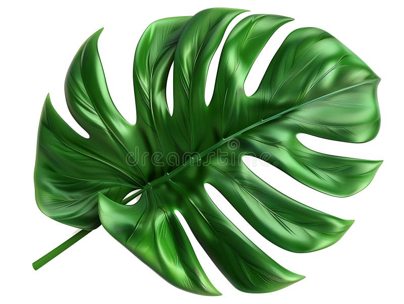 Vibrant Green Leaf in High Resolution Stock Illustration - Illustration ...