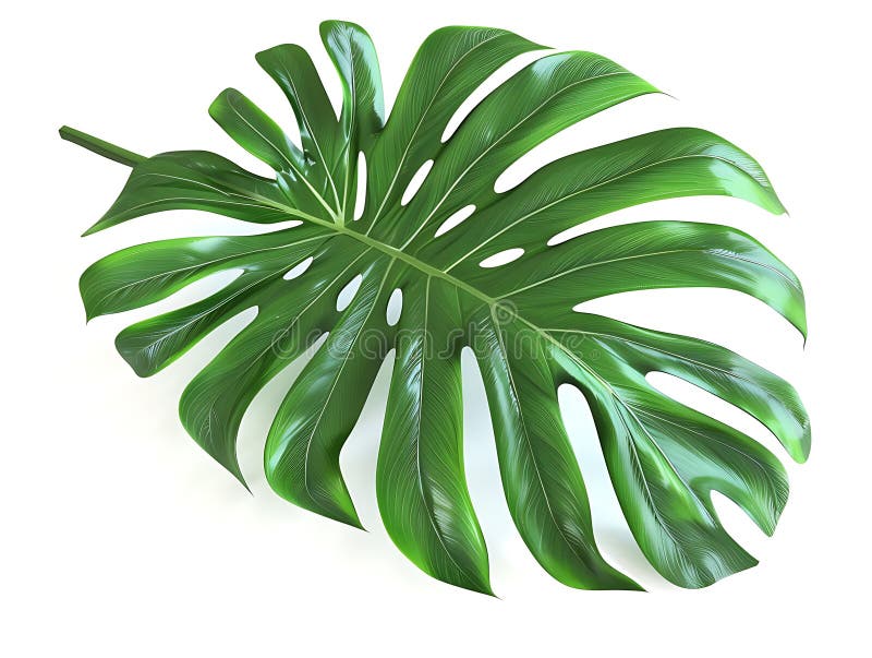 Vibrant Green Leaf in High Resolution Stock Illustration - Illustration ...