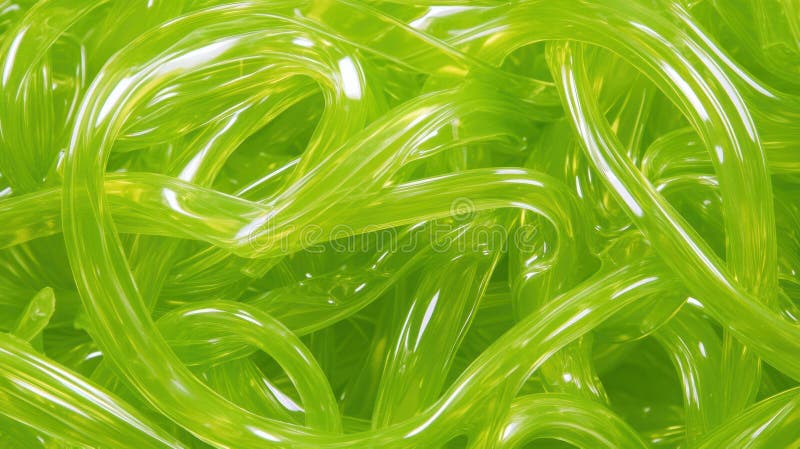 Vibrant Green Plastic Tubes Texture for Abstract Background Stock Photo ...