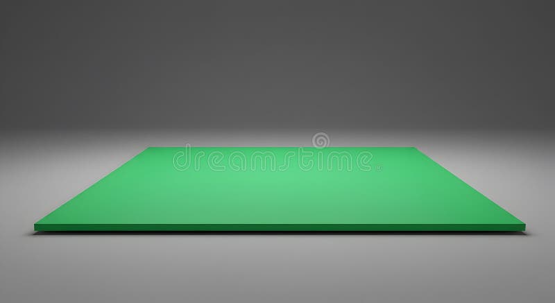 Vibrant Green Platform on Neutral Gradient Background for Product ...