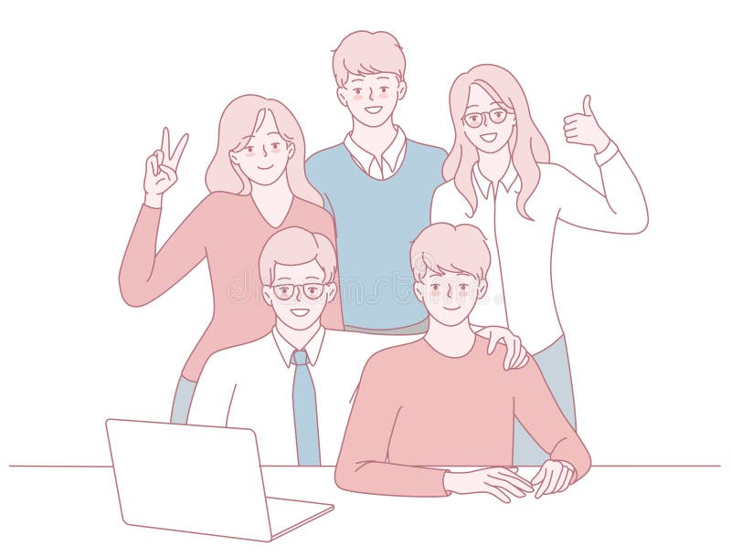 Creative Professionals Collaborate in a Modern Workspace, Sharing Ideas ...