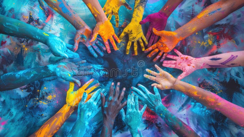 Vibrant Group Unity Celebrates Connection, Teamwork, Collaboration in a ...
