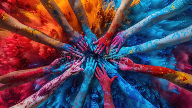 Vibrant Group Unity Celebrates Connection, Teamwork, Collaboration in a ...