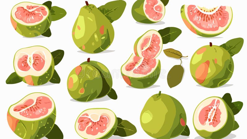 Vibrant Guava Emoji Vector Illustration for Creative Projects Stock ...