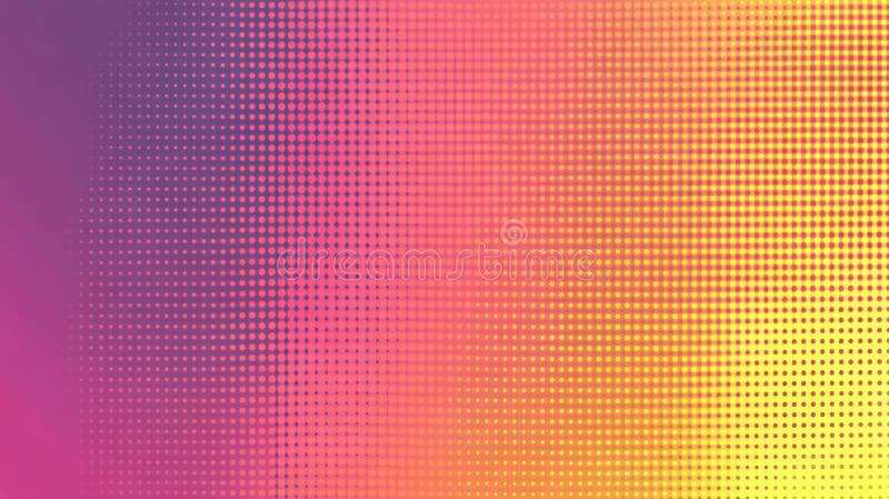 Vibrant Halftone Pattern with Gradient Colors and Dots Stock ...
