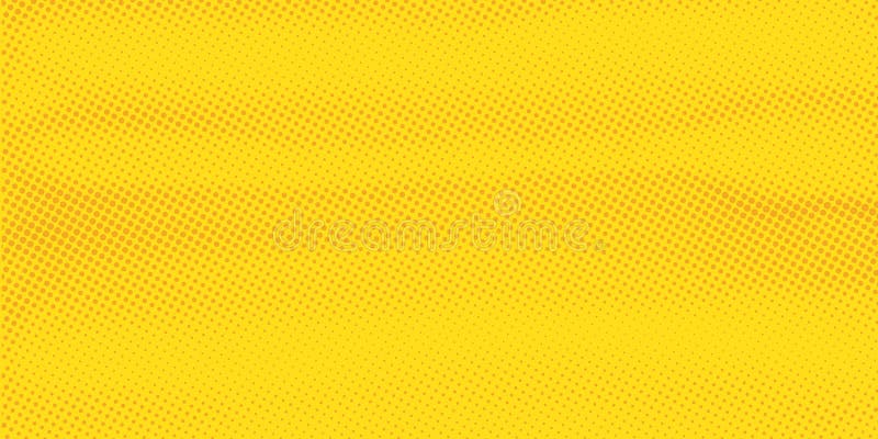 Vibrant Halftone with Radiant Yellow Pattern. Bright Yellow Dot Texture ...