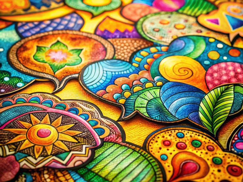 Vibrant HandDrawn Speech Bubbles a Colorful Exploration of ...