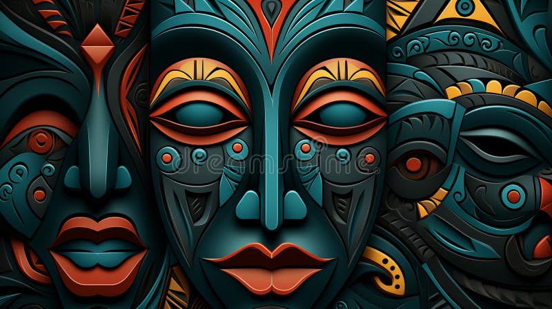 Cultural Fusion Tapestry stock illustration. Illustration of melting ...