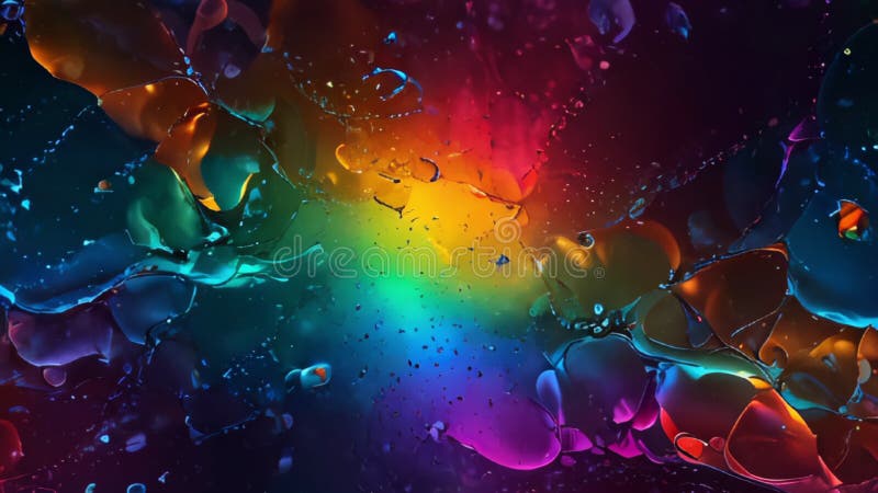 Vibrant Harmony: Abstract Colorful Background Stock Video - Video of ...