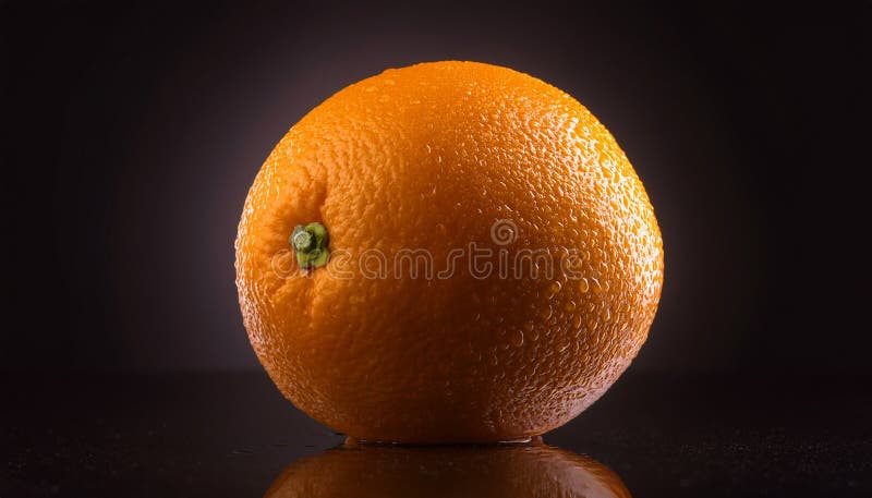Vibrant Healthy Orange Isolated Stock Illustration - Illustration of ...