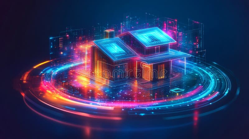 Vibrant Holographic Representation of a Smart Home with Dynamic Visual ...