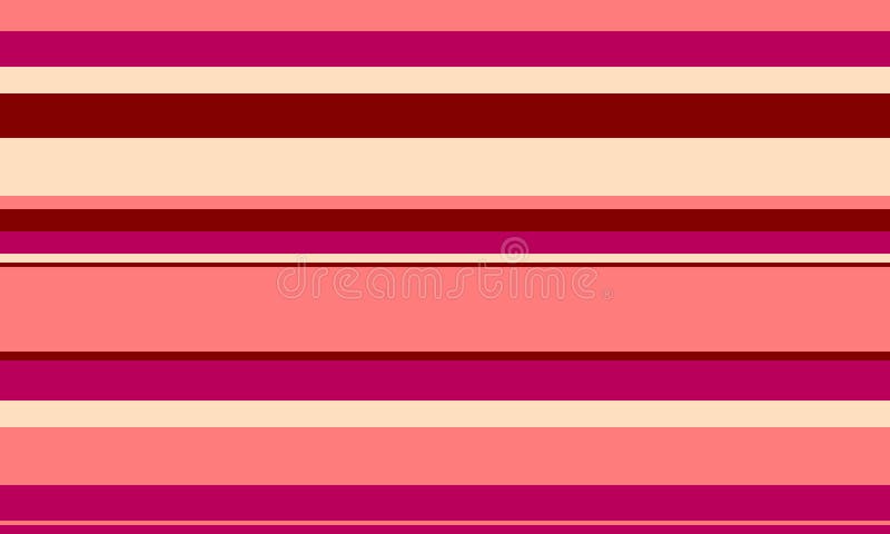Vibrant Horizontal Stripes in Shades of Pink, Red, and Cream Create a ...