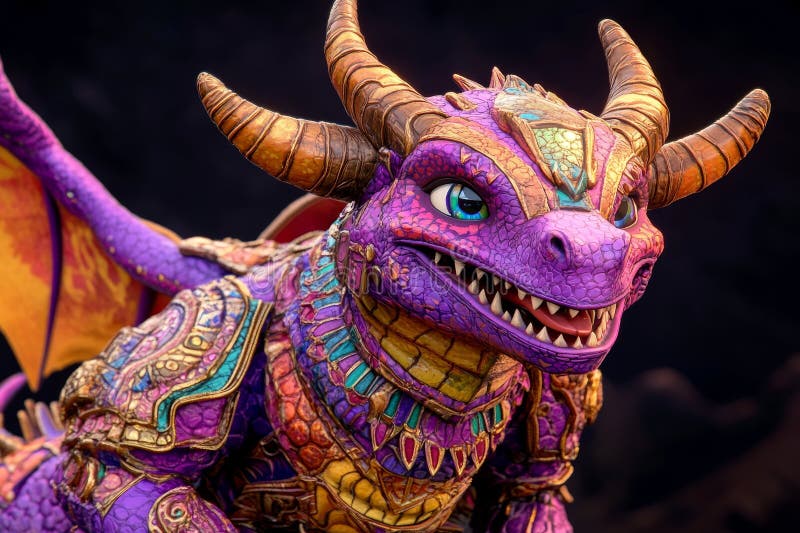 Vibrant Hues and Sharp Teeth Characterize the Detailed Texture of a ...