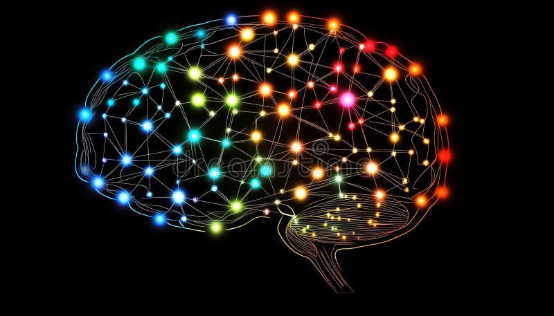 A Vibrant Human Brain Bursting with Creativity and Colorful Connections ... A Vibrant Human Brain Bursting with Creativity and Colorful Connections ...