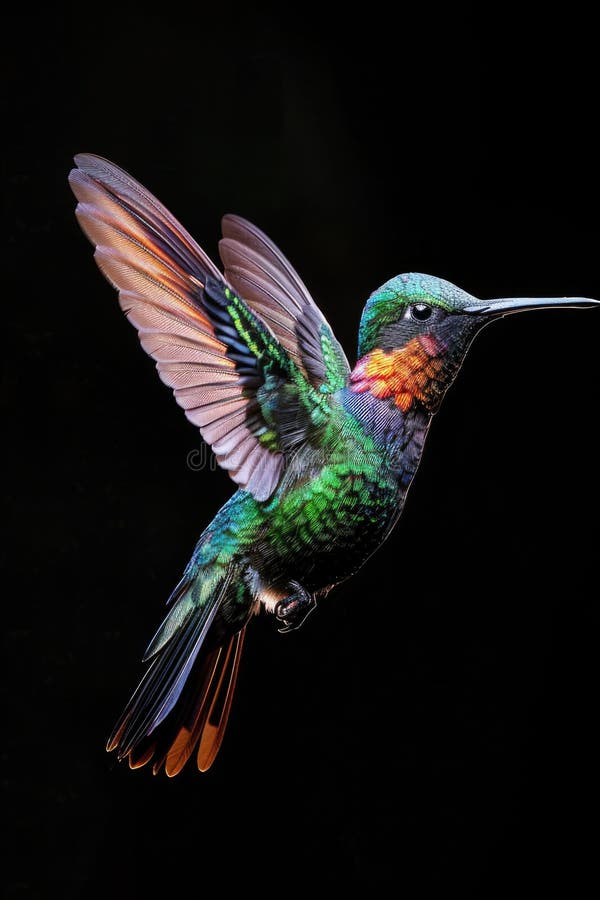 A Vibrant Hummingbird in Flight. Perfect for Nature-themed Designs ...