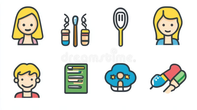 AI-Generated Icon. Artificial Intelligence Symbol, Automated Content ...