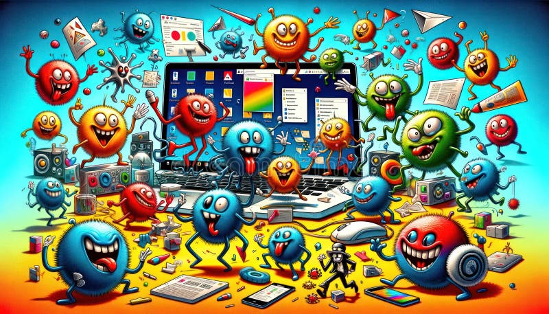 Animated Viruses Stock Illustrations – 224 Animated Viruses Stock ...