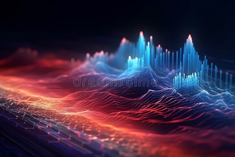 Vibrant Illustration Captures the Essence of Data Flow through Dynamic ...