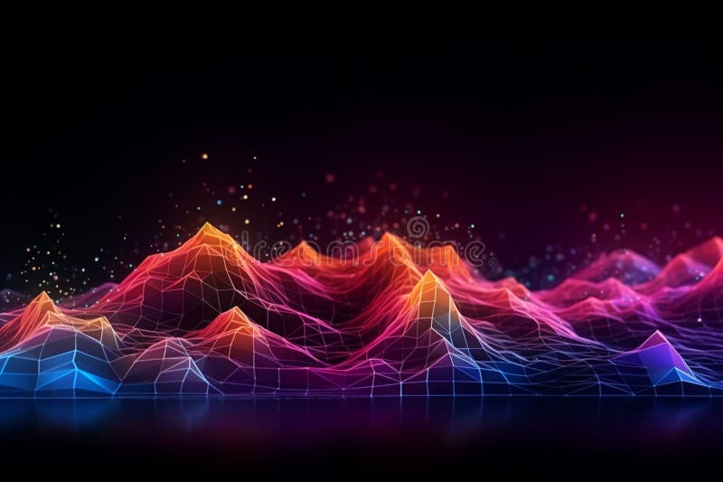 Vibrant Illustration Captures the Essence of Data Flow through Dynamic ...