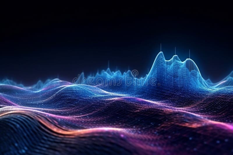 Vibrant Illustration Captures the Essence of Data Flow through Dynamic ...