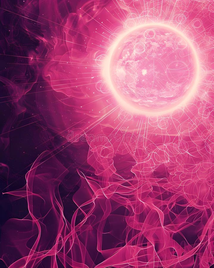 Ultraviolet Radiation Abstract Illustration Generative AI Stock ...