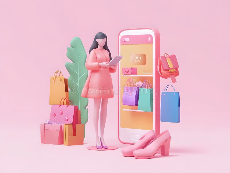 Bright Black Friday Shopping Illustration with Colorful Bags and ... Bright Black Friday Shopping Illustration with Colorful Bags and ...
