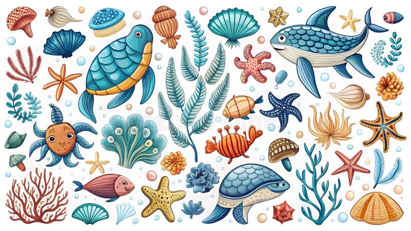 Oyster Reef Drawing Stock Photos - Free & Royalty-Free Stock Photos ...