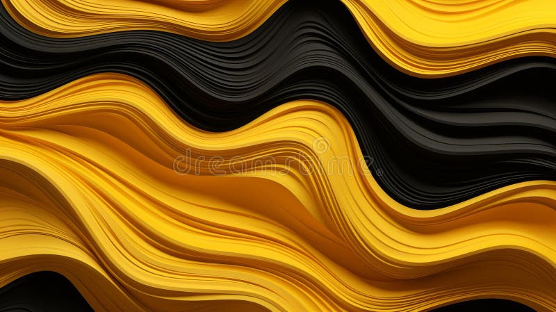Vibrant Illustration Featuring Dynamic Wavy Grains and Bold Contrasts ...