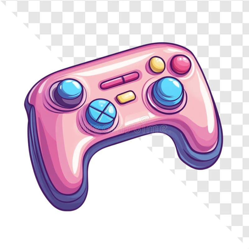 Pink Game Controller Stock Illustrations – 2,491 Pink Game Controller ...