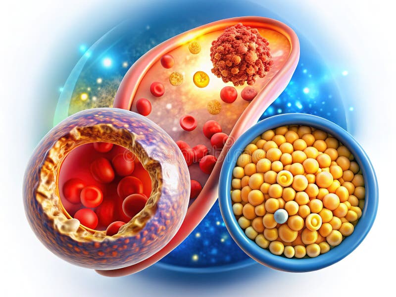 Understanding Cholesterol Types HDL and LDL a Colorful Visual Guide To ...