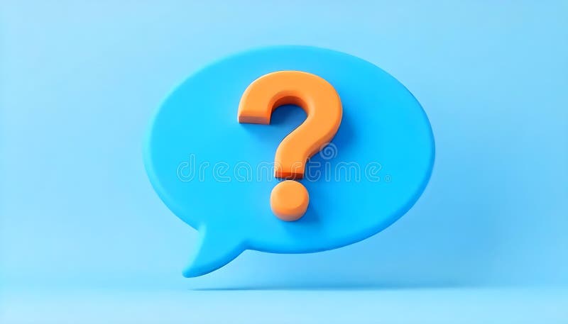 An Eye-catching Visual Featuring a Large Orange Question Mark Inside a ...