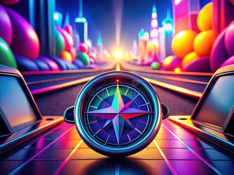 Dynamic and Interactive Digital Navigation System a Colorful Geometric ...