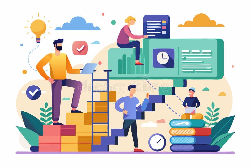 Customizable Task Steps Stock Illustrations – 3,581 Customizable Task ...