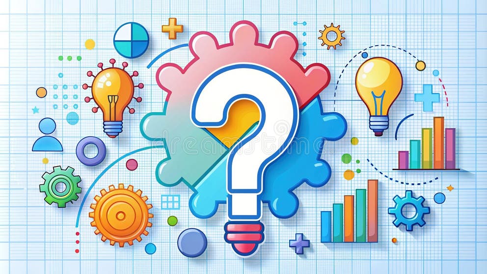 Unveiling the Path To Knowledge a Colorful Illustration of a Question ...