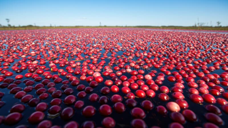 Cranberry Harvest Float stock illustration. Illustration of petal ...