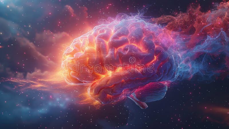 Colorful Mind Explosion - Creative Concept Stock Illustration ...