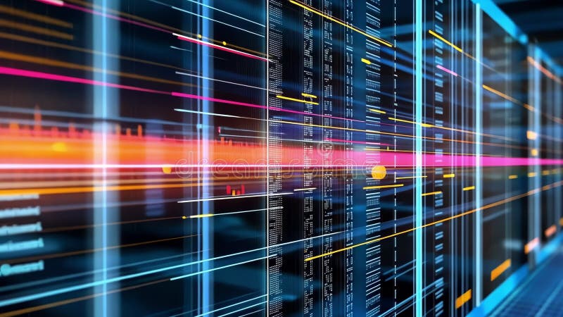 A Vibrant Image of a Digital Tracking Board Filled with Color Coded ...