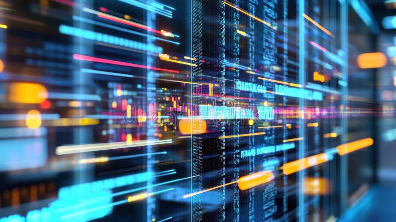 A Vibrant Image of a Digital Tracking Board Filled with Colorcoded ...