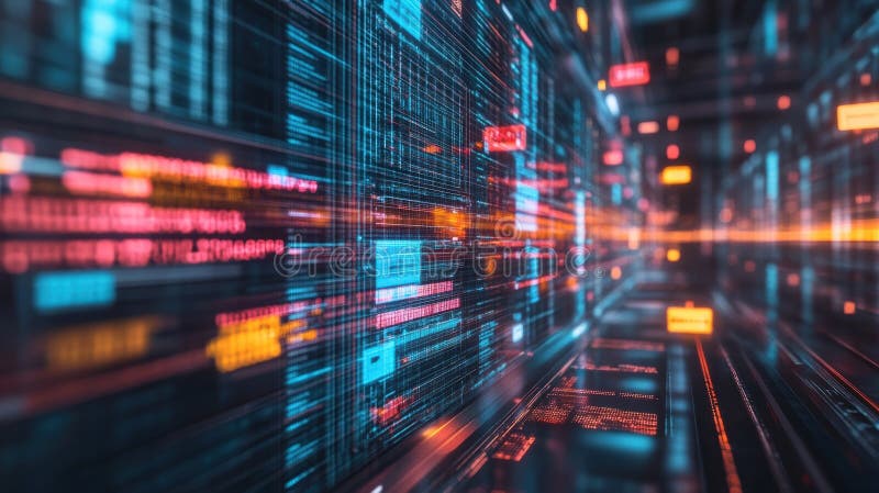 A Vibrant Image of a Digital Tracking Board Filled with Colorcoded ...