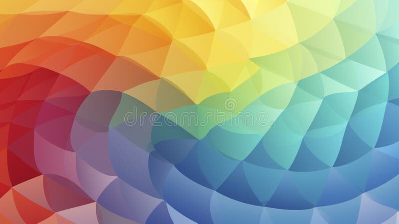 A Vibrant Image Displays Intricate Geometric Patterns in a Dazzling ...