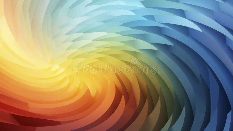 A Vibrant Image Displays Intricate Geometric Patterns in a Dazzling ...