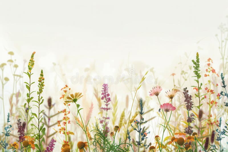 A Vibrant Image of a Field of Wildflowers in Bloom, Perfect for ...