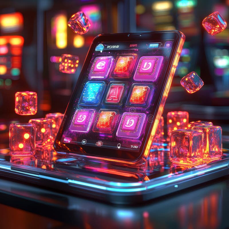 Gaming Controller Against Neon Colorful Background Stock Photos - Free ...