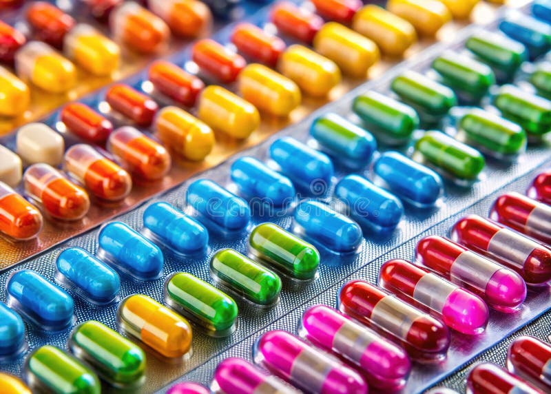 Comprehensive Collection of Assorted Medications in Blister Packs a ...
