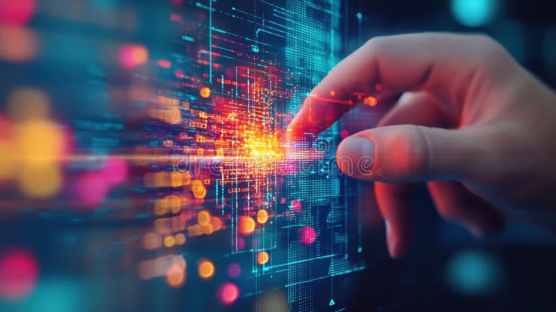 Engaging Dynamic UX Design with Intuitive Background Stock Image ...