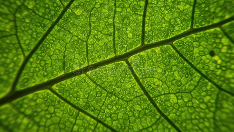 Leaf Cellular Structure stock illustration. Illustration of produce ...