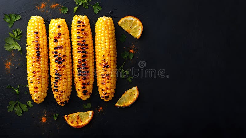 Savor the Flavor of Grilled Corn on the Cob with Charred Kernels and ...
